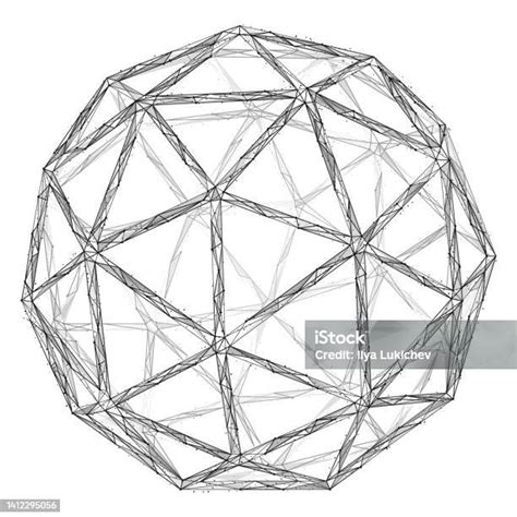 다면체 기하학적 그림입니다 3차원 형태에 대한 스톡 벡터 아트 및 기타 이미지 3차원 형태 삼각형 입자 Istock