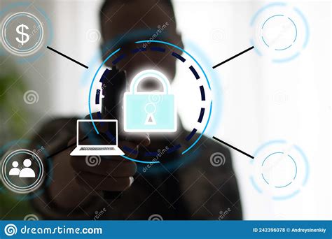 Cyber Security Digital Crime Concept Data Protection From Hacker