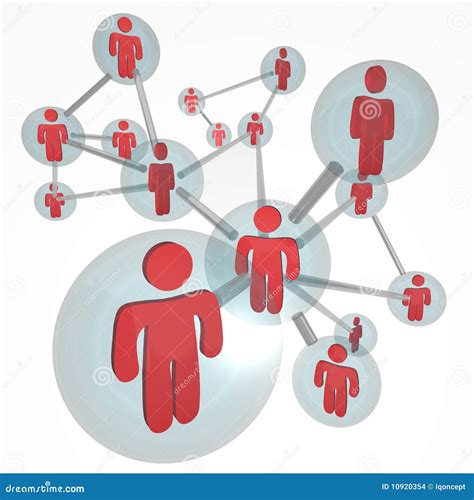 Social Network Molecule Connections Stock Illustration Illustration
