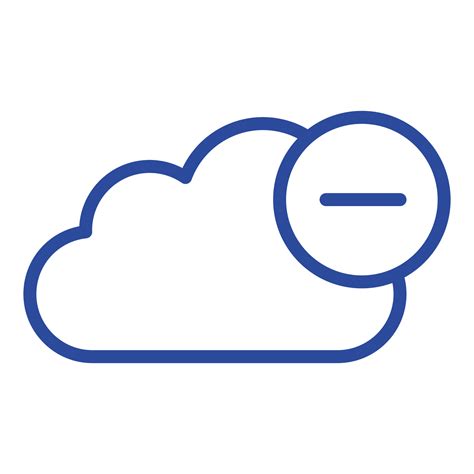 Cloud Remove Vector Icon That Can Easily Modify Or Edit Vector Art At Vecteezy