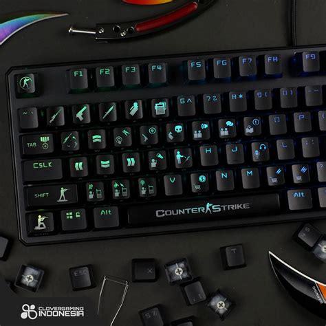 Jual Keycaps CLV CSGO Set PBT Double Shot 30 Keycap Set Custom Shopee Indonesia