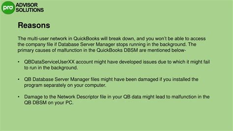 Ppt An Effective Guide To Fix Quickbooks Database Server Manager