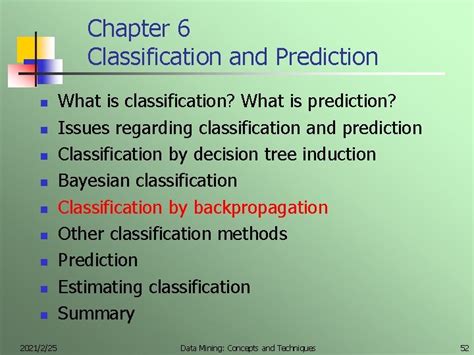Classification And Prediction Data Mining Concepts And Techniques