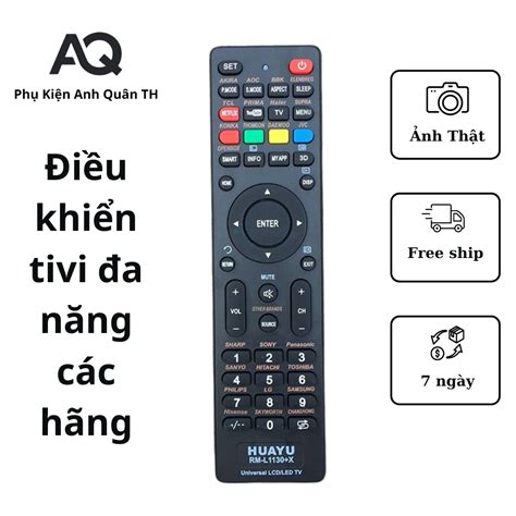 Remote Tivi đa Năng điều Khiển Tivi đa Năng Dùng được Cho Tất Cả Các
