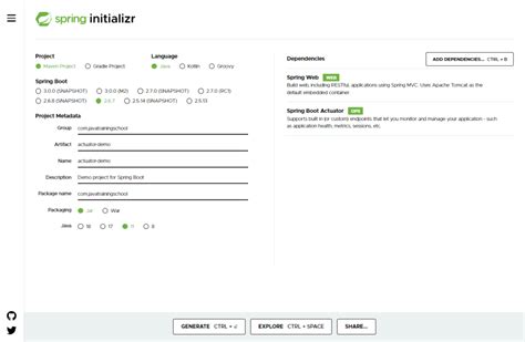 Spring Boot Actuator Java Training School