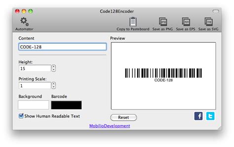 Code128Encoder Code 128 Barcode Generator