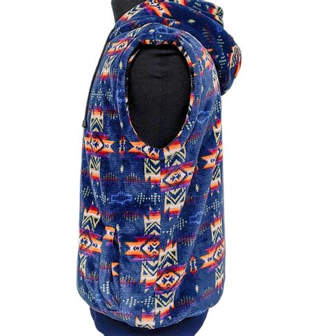 Reversible Vest Royal Blue Flag Matrix