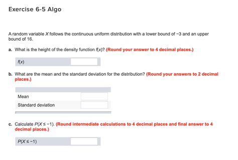 Solved Exercise Algo A Random Variable X Follows The Chegg