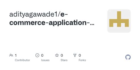 GitHub Adityagawade E Commerce Application Backend