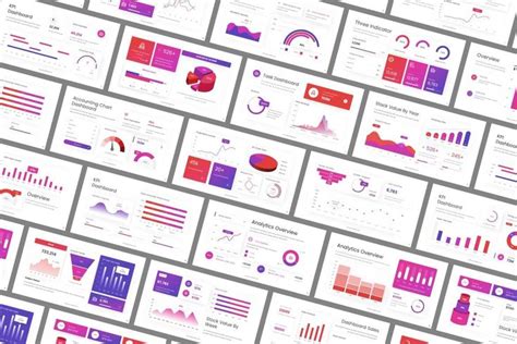 Target Statistic Dashboard PowerPoint Template Data Dashboard Target Power Point Statistics