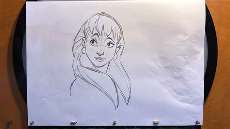 Ophelia Animation Demo By Aaron Blaise Set Of Drawings The