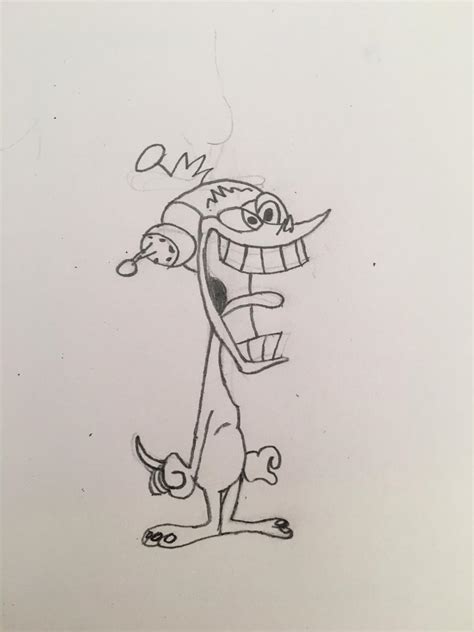 I Drew Ren In Art Class Scrolller