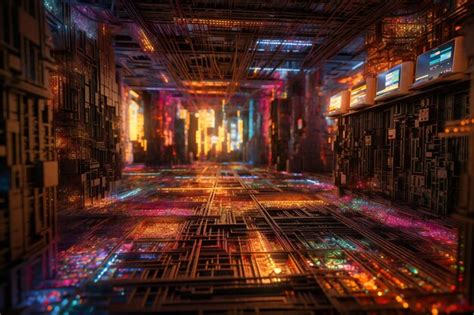 Premium Photo Mmerse Yourself In A Captivating Binary Code Matrix An