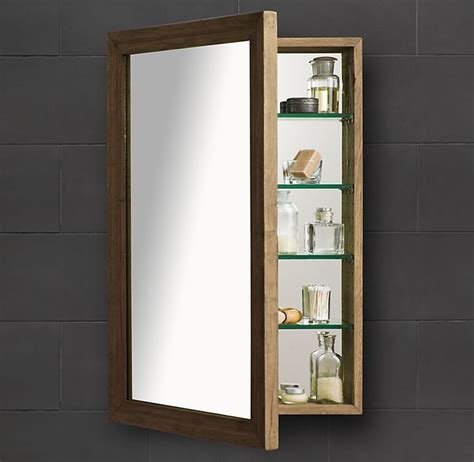 Weathered Oak Inset Medicine Cabinet Weathered Oak Bathroom Medicine