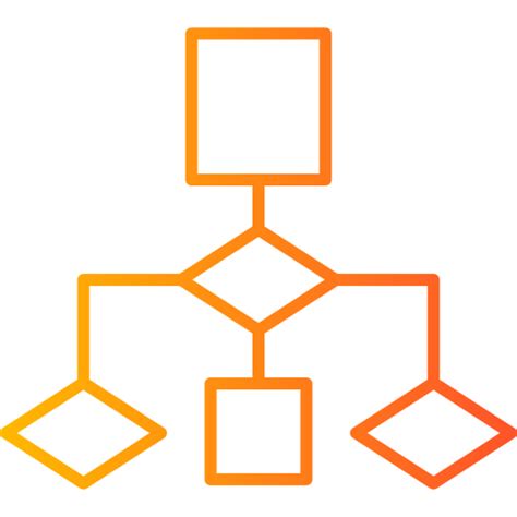 Flow Chart Generic Gradient Icon