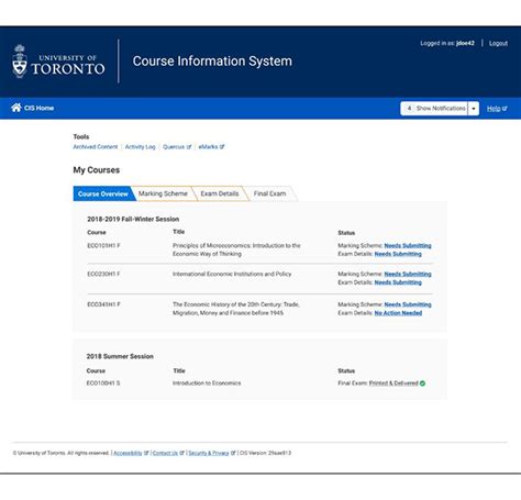 U Of Ts Course Information System Gets Facelift EASI