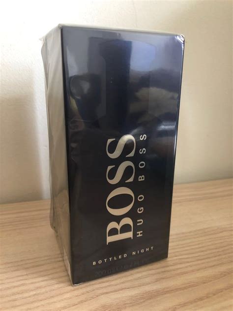 HUGO BOSS BOTTLED NIGHT 200ml Beauty Personal Care Fragrance Deodorants On Carousell