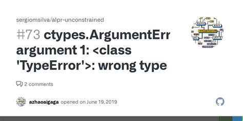 Ctypesargumenterror Argument 1 Wrong Type · Issue 73