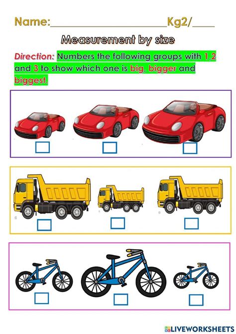 Free Measuring Vehicles Worksheet Download Free Measuring Vehicles