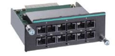 Fast Ethernet Module With 6 Multi Mode 100BaseFX Ports With SC Connectors IM 6700A 6MSC Moxa