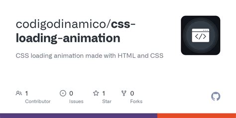 GitHub Codigodinamico Css Loading Animation
