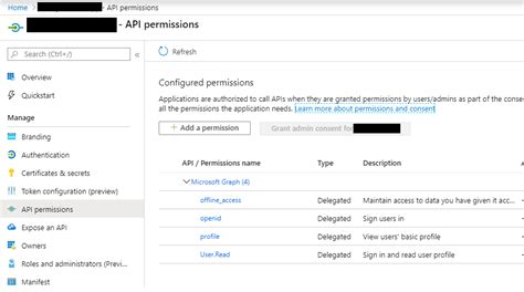 Azure Active Directory Cannot Give Permissions To Sign In To My App Error App Needs