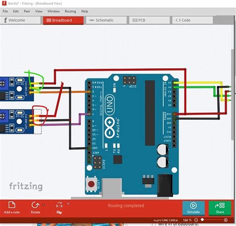 Ir Sensor Using Arduino Uno Parts Submit Fritzing Forum