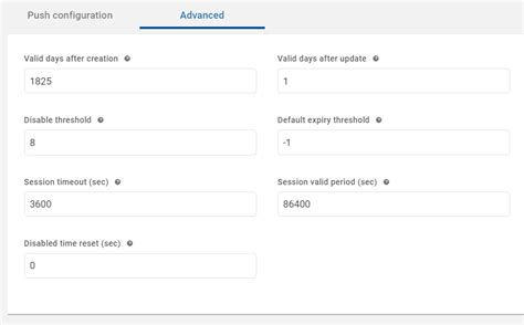 Configuring Push Authentication Policies