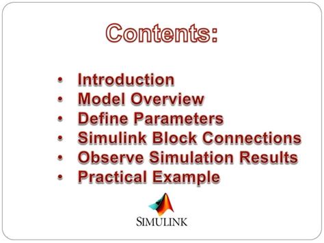Simulink Introduction With Practical Example Pptx Computer