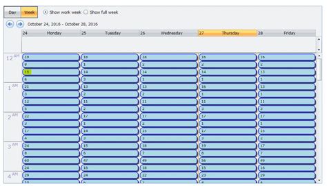 Jquery Need A Calender Plug In In Angular Js Showing Each 15 Min Data