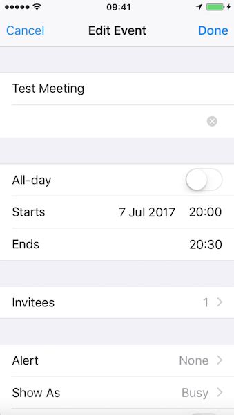 Ios How Can I Display The Details Of A Ekevent Invitation Within My