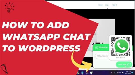 How to Add WHATSAPP CHAT Button on WordPress Website: WhatsApp Chat for WordPress - YouTube