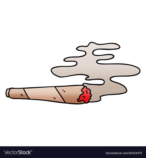 Quirky Gradient Shaded Cartoon Lit Joint Vector Image