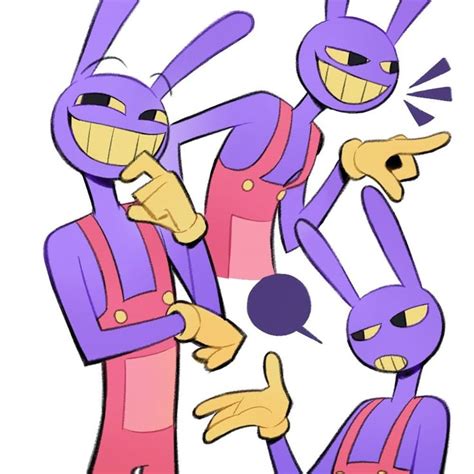 Jax Of Digital Circus Dibujos Bonitos Dibujitos Sencillos Pósteres