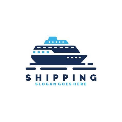 Ship Logo Design Vector Illustration 24662591 Vector Art At Vecteezy