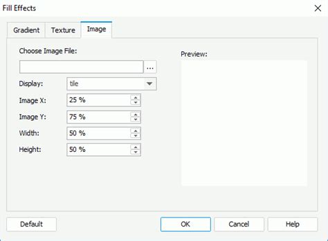 Fill Effects Dialog Box Logi Analytics