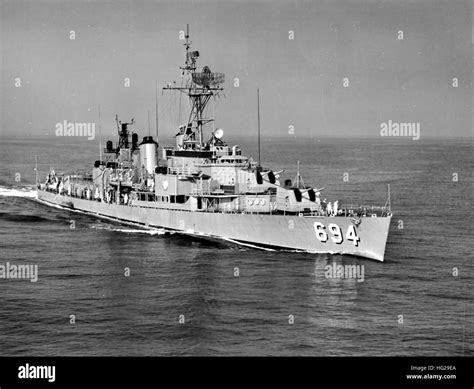 Uss Ingraham Dd 694 Underway At Sea On 22 June 1962 Photographer