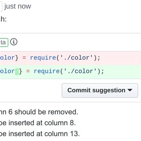 example of lookout comment output from style analyzer and published as