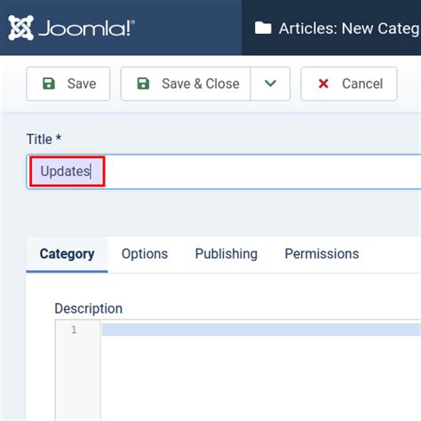 How To Create Categories In Joomla 4