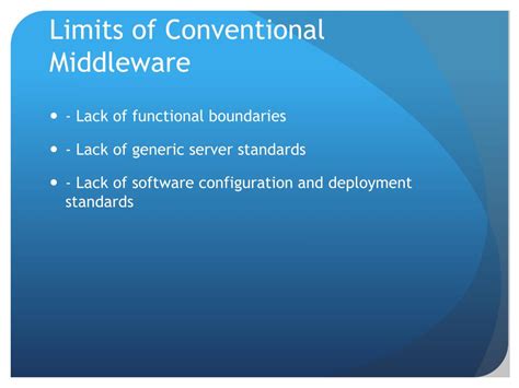 Ppt Qos Enabled Middleware For Distributed Applications Powerpoint