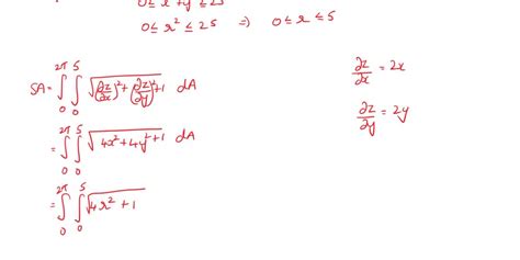 Solved Point Find The Surface Area Of The Part Of The Circular