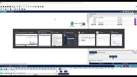 Packet Tracer Investigating The Tcpip And Osi Models In Action Youtube
