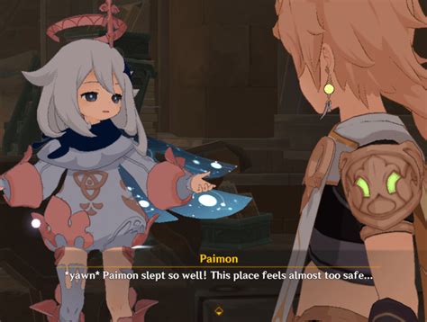 In What Position Does Paimon Sleep I Like To Think Upside Down Like A Bat R Genshinimpact