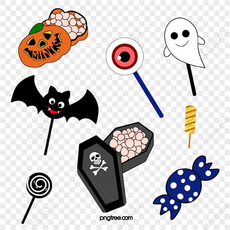 만화 일러스트 손으로 그려진 된 할로윈 사탕 Png 일러스트 무료 다운로드 Lovepik