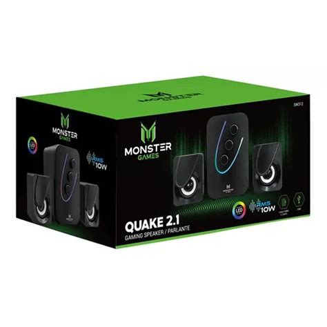 Subwoofer Monster Games Quake 21 León Import
