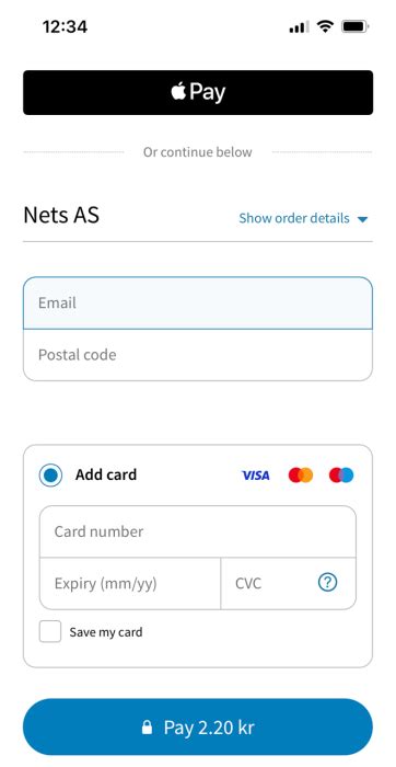 Apple Pay Checkout Nexi Group Developer Portal