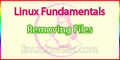 Removing Files Linux Tutorials