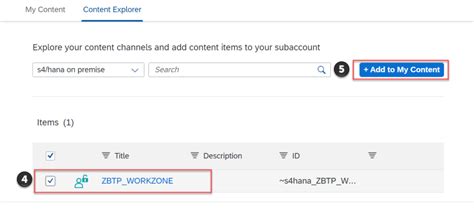[sap Work Zone] How To Federated Content S 4 Hana On Premise With Sap Work Zone Sap Zero To Hero