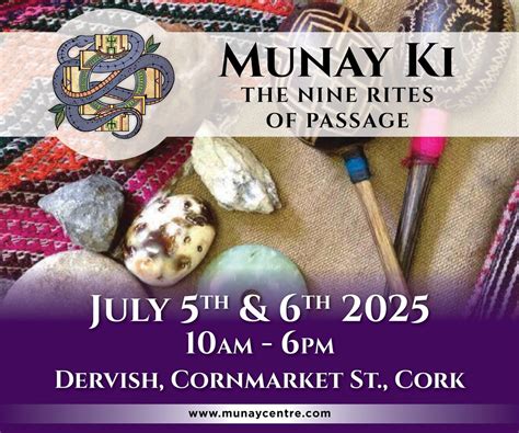 Munay Ki The 9 Rites Of Initiation Dervish Bookshop And Holistic Centre Cork 5 July To 6