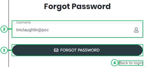 Forgot Portal Password